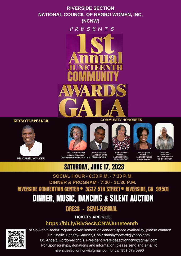 Events – Riverside Section NCNW